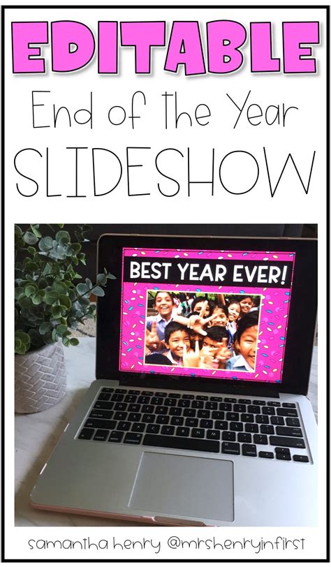 End Of Year Class Slideshow End Of Year Activities How To Memorize