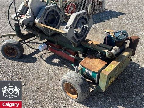 Plastic Pipe Plainer And Clamp Guide Gas Powered Michener Allen