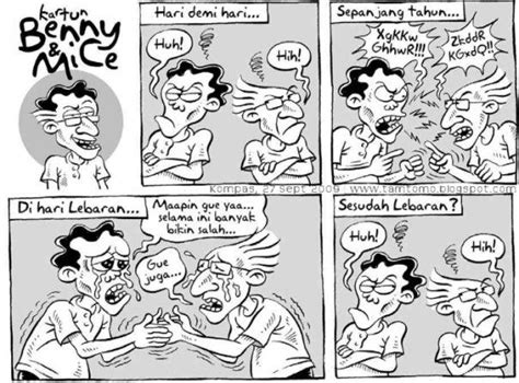 Benny And Mice Kompas 27 Sep 2009 Selamat Lebaran Kartun Gambar