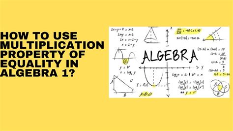 How To Use The Multiplication Property Of Equality Youtube