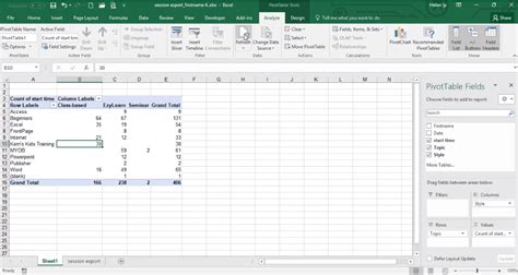 Admnexc308205 Excel Training How To Refresh Pivot Table Data