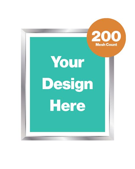 Pre Burned Screen 20 X 24 200 Mesh Count Primetime Colors