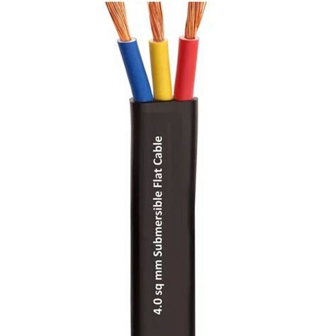 Wire Material Copper 4 0 Sqmm 3 Core Submercible Cable At ₹ 89 Meter In Umred