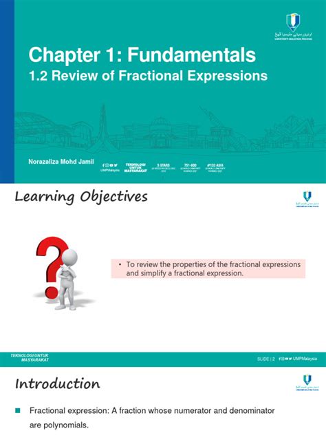 12 Review Of Fractional Expressions Pdf Mathematical Notation