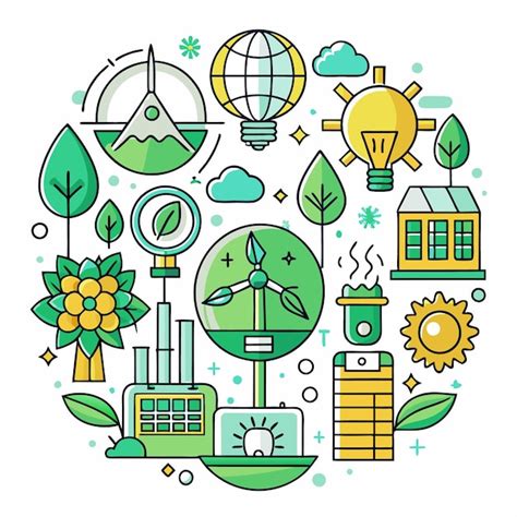 Soluciones De Energía Sostenible Energía Eólica Solar Y Tecnología