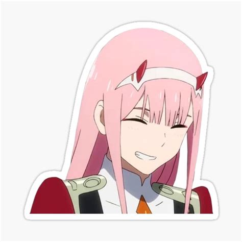 Zero Two Sticker For Sale By Weebo Worldd Redbubble