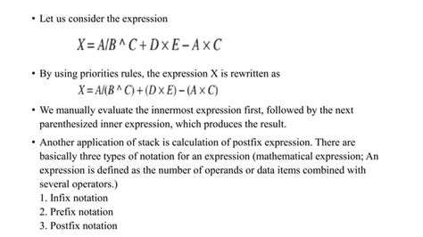 applications of stack data structure pdf