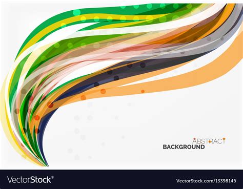 Flowing Abstract Background Royalty Free Vector Image