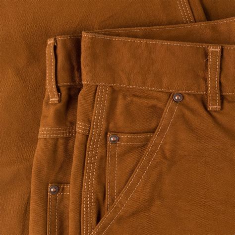 Fob Factory F0530 Cotton Duck Work Pants Brown