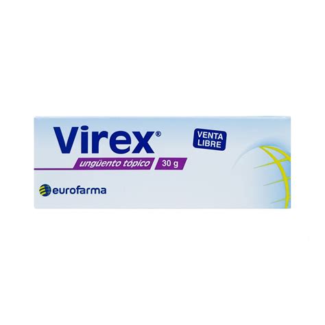 Virex Unguento Caja 30 G Farmacia Pasteur Farmacias Pasteur