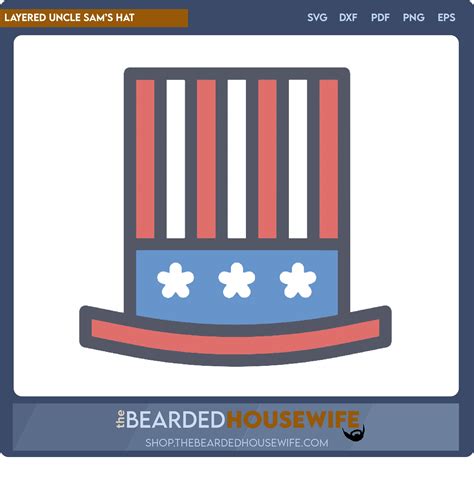 Layered Uncle Sams Hat The Bearded Housewife