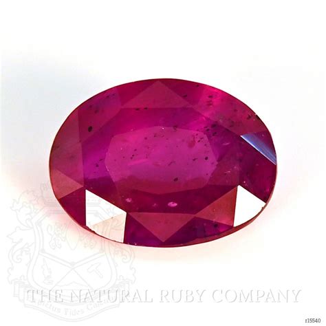 Loose Purplish Red Ruby Oval 161 Ct R15540 The Natural Ruby