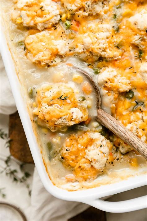 Chicken Pot Pie Casserole Gluten Free Option