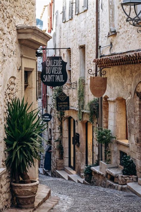 Stunning Picturesque Village Of Saint Paul De Vence In The South Of