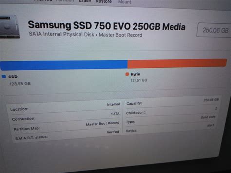 Guid Partiton Scheme Not Showing I Made A Partition On My Ssd To Have 2