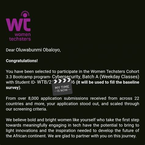Obaloyo Oluwabunmi On Linkedin Womentechstersfellowship Womentechstersfellowship
