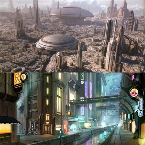 Download Explore The Coruscant Underworld Wallpaper