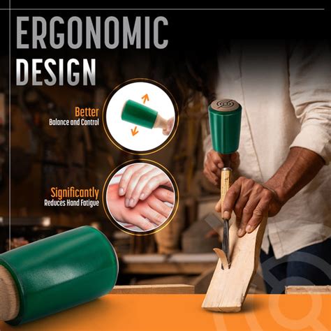 15oz Precision Wood Carving Mallet Schaaf Tools
