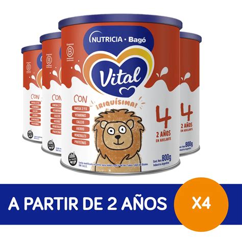 Combo Vital 4 Lata 800 G 4 Unidades Tienda Oficial Nutricia Bagó