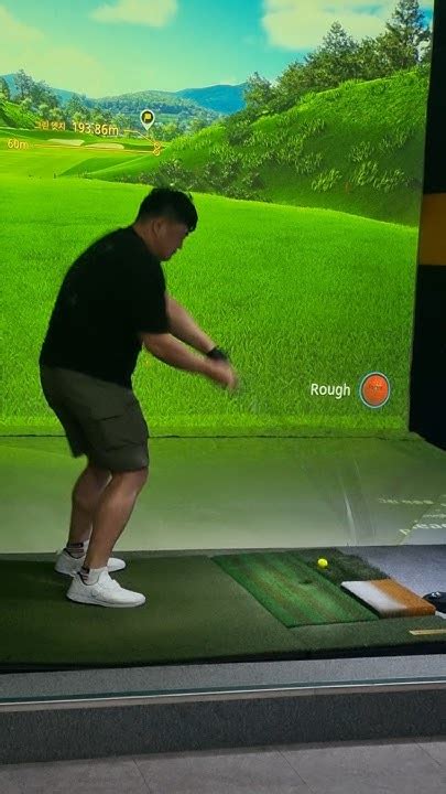 2번드라입아이언 딱215미터😱ㅋ 골프존 golf 골프존nx 골프 골프존cc golfswing 퍼터 롱아이언 아이언