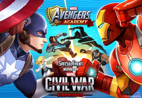 Even ‘marvel Avengers Academy Cant Escape Marvels Civil War Toucharcade