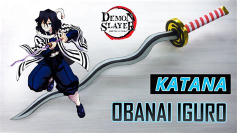 Obanai Iguros Legendary Sword Diy Demon Slayer Weapon Youtube