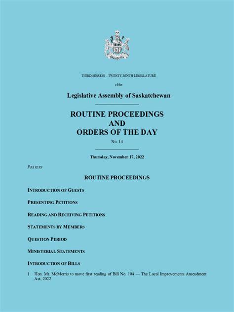Fillable Online Rules And Procedures Of The Legislative Fax Email Print Pdffiller
