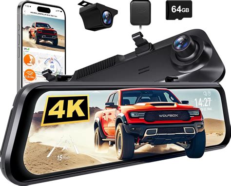 Pelsee P12 Pro Max 4k25k Rear View Mirror Camera 12