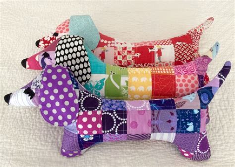Patchwork Dachshund Sewing Pattern For Dog Lovers