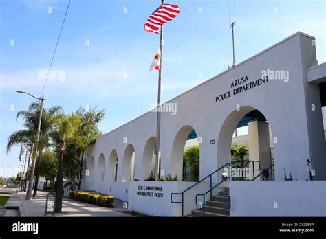 Azusa Los Angeles County California Azusa Police Department Located