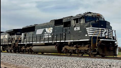 Rare Ns Sd70 Acc 1836 Leads On Phoenix Sub With Another Ns And Up Sd70m Gilbert Az 4 13 23