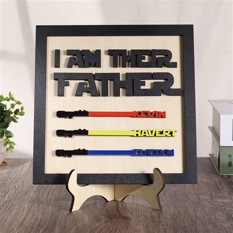 Personalized Star Wars Sign Fathers Day Ts I Am Their Father