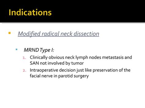 Radical Neck Dissection Ppt Death Injury Or Military Conflict