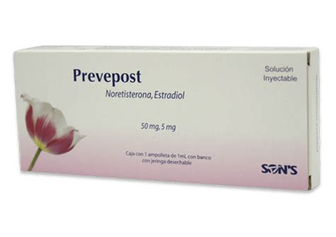 Prevepost Ampolleta 50 5 Mg Anticoncepción Hormonal