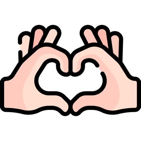 Hands Kawaii Lineal Color Icon
