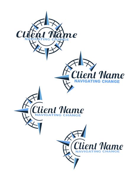 Compass Themed Logo Design Mockups Mike Ralph Creative