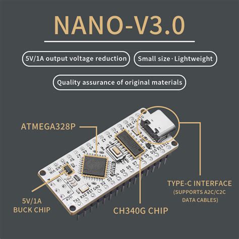 compatible with arduino nano v3 0 ch340g improved atmega328p
