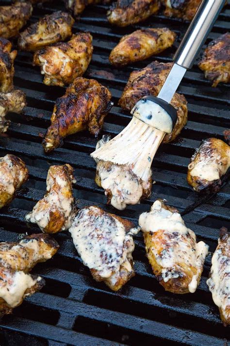 Grilled Chicken Wings With Alabama White Bbq Sauce