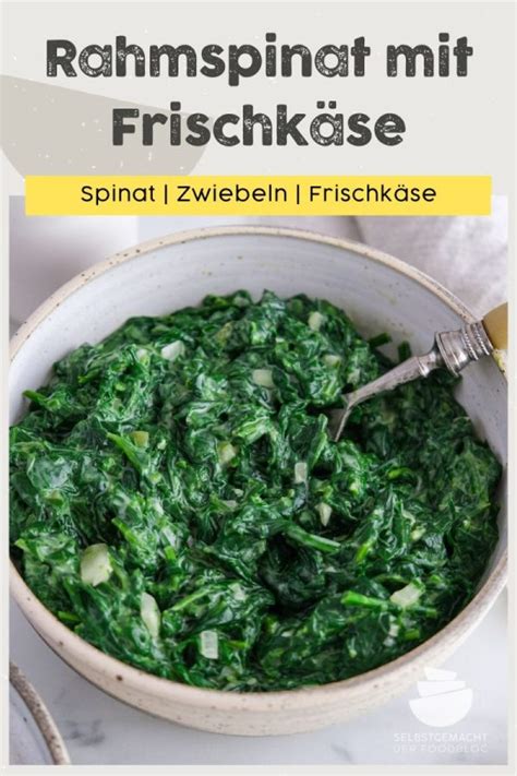 Rahmspinat Cremespinat Selber Machen Selbstgemacht Der Foodblog
