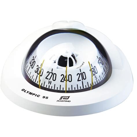 Plastimo Compass Olympic 95 Flushmount White With Conical White Rose
