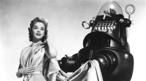 Anne Francis And Robby The Robot Scrolller
