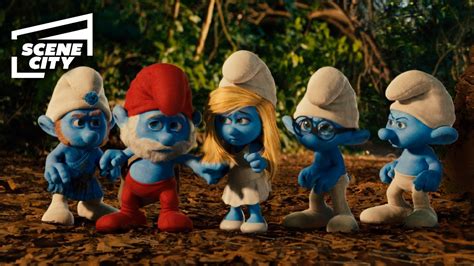 Gargamel Invades Smurf Village The Smurfs Jonathan Winters Anton Yelchin Hank Azaria Youtube