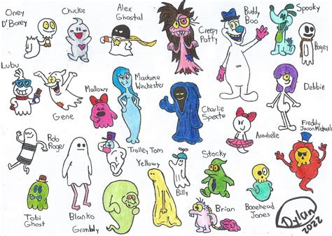 Ghost Characters By Tumfuleri On Deviantart