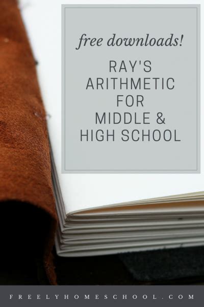 Free Downloads Rays Arithmetic For Middle And High School