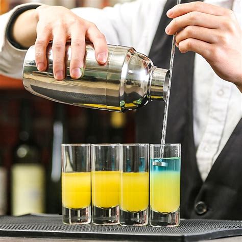 Set Of 4 Tall Shot Glasses Mini Mug 70ml Grandado