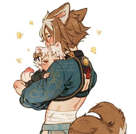 Ребёнок Итто и Горо Cute Drawings Character Art Anime Characters