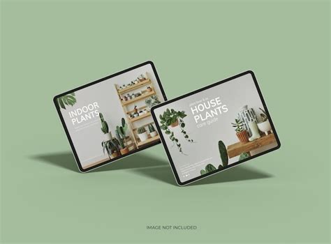 Uiux 제품 쇼케이스 3d 렌더를 위한 변경 가능한 화면 디자인을 갖춘 고급 태블릿의 사용자 정의 가능한 목업 프리미엄