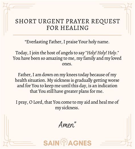 5 Urgent Prayer Requests For Healing Immediate Healing