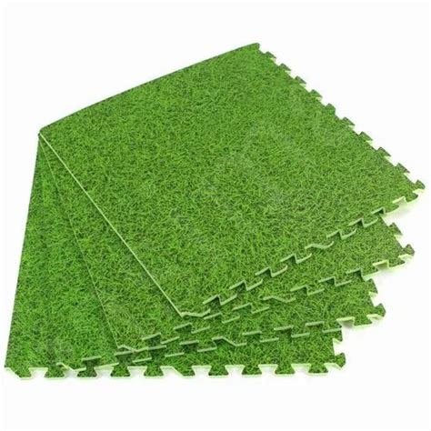 Plain Eva Foam Grass Look Interlocking Floor Mat 10mm Mat Size