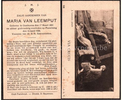 Turnhout Van Vroeger Familie Van Leemput